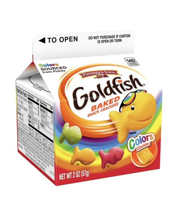Goldfish Crackers Colors Carton 2oz - The American World Of Candy ...