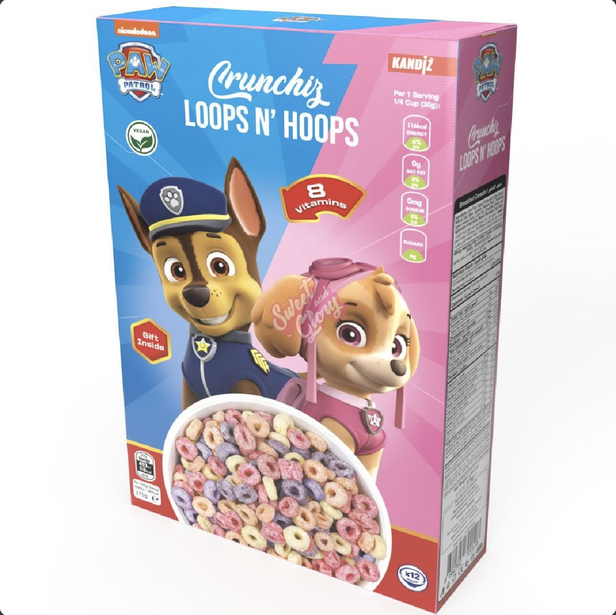 Nickelodeon Paw Patrol Loops n’ Hoops 375g - The American World Of ...