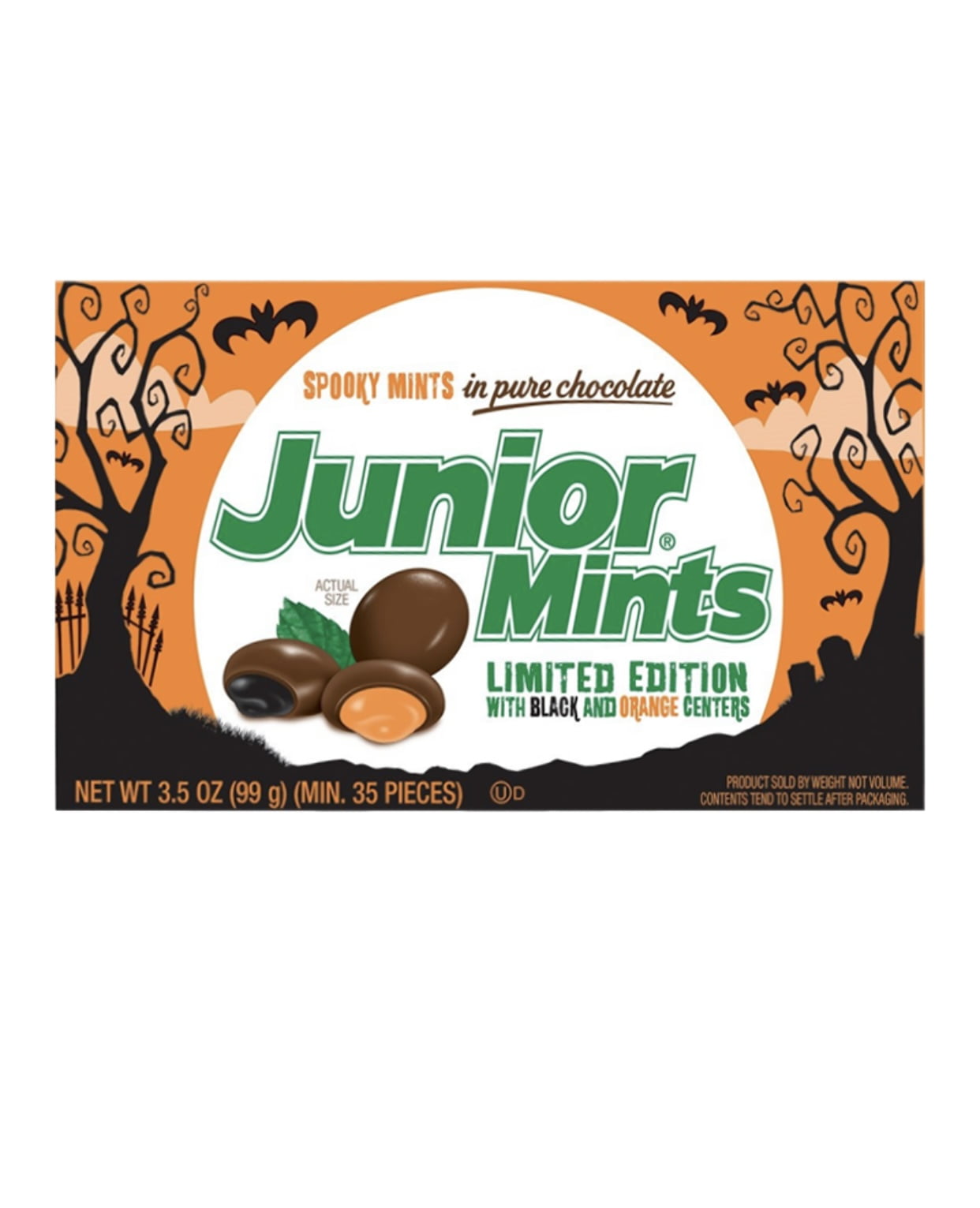 Junior Mints Halloween 3.5oz (99g) Theatre Box - The American World Of ...