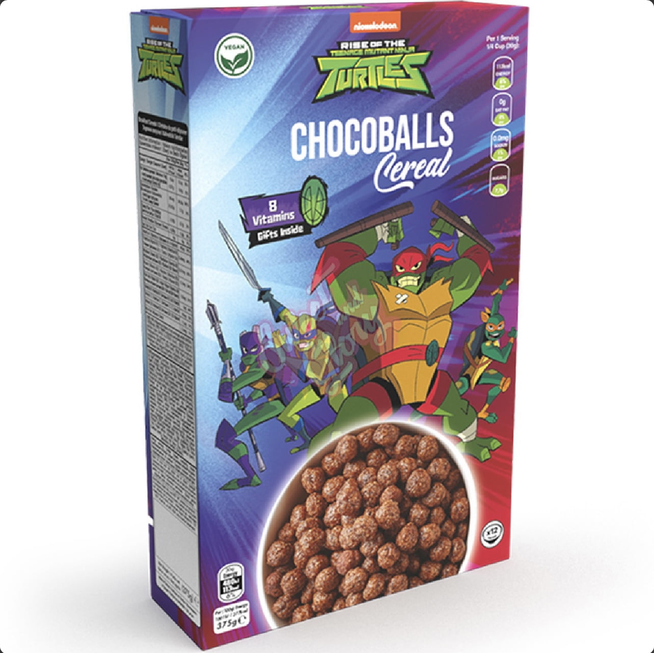 Nickelodeon Ninja Turtles Choco Balls 375g - The American World Of ...
